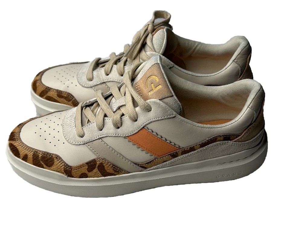 Cole Haan Womens Grandpro Rally Visit Mix Leopard Sneakers Shoes Sz 9 B ...