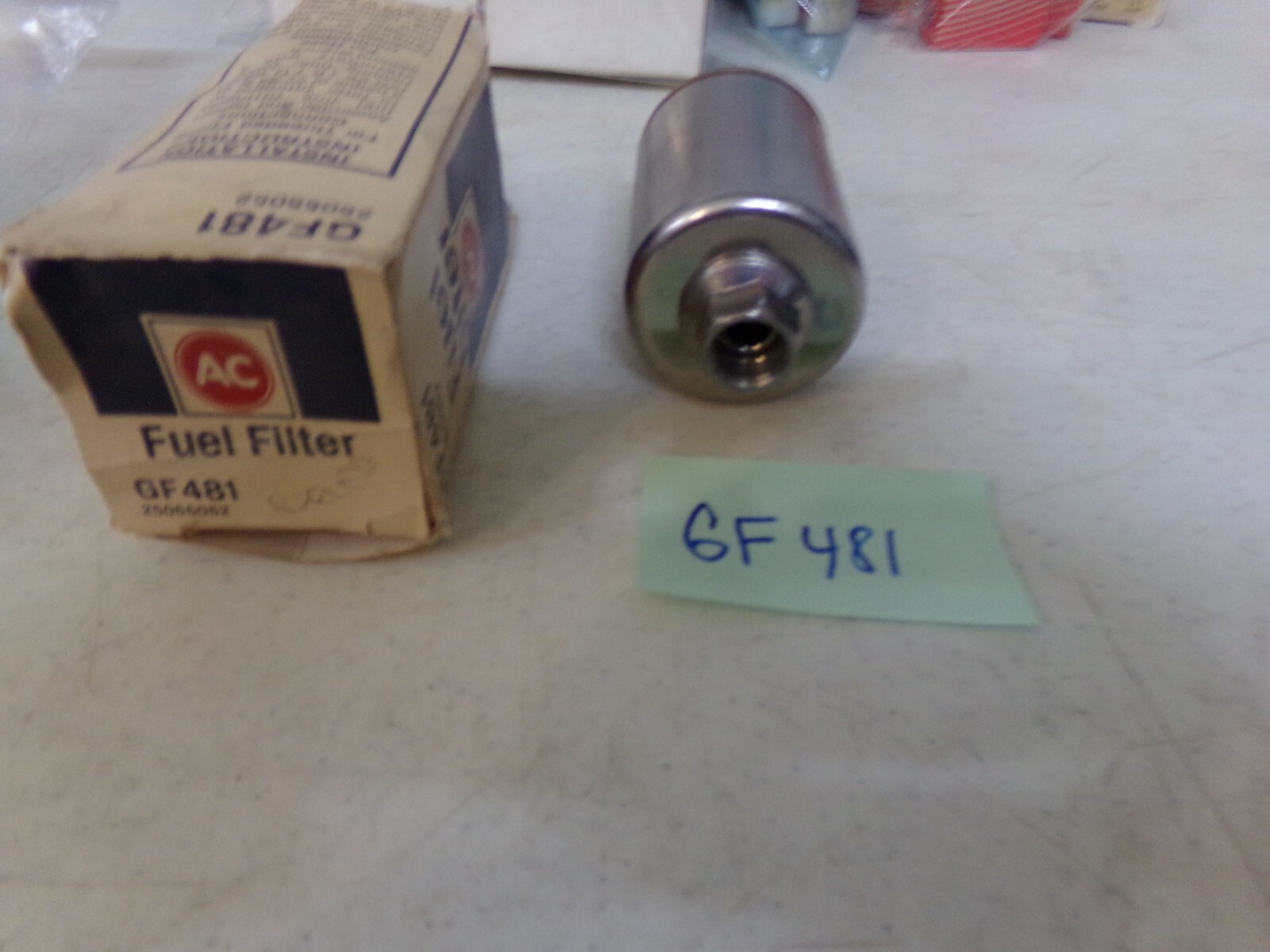 Replacement For A/C Delco GF481 Professional Fuel Filter | eBay