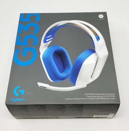 New Logitech G535 981-001029 Lightspeed Wireless Gaming Headset White ...