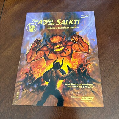 Tunnels & Trolls: Amulet of the Salkti Solo #20 – Blade/Flying Buffalo ...