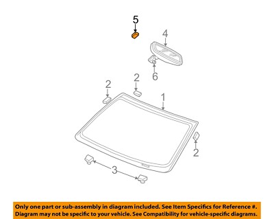 CHRYSLER OEM Windshield-Mirror Button 55076401 | eBay