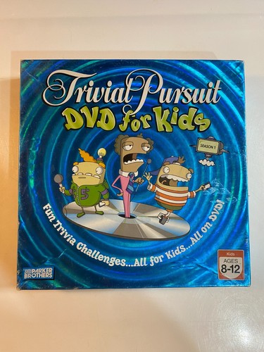 Trivial Pursuit DVD for Kids Ages 8-12 NEW Parker Brothers Trivia Board ...