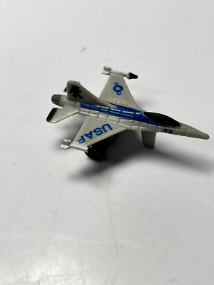 1989 FUNRISE MICRO MACHINES USAF GRAY 1 1/2" Military Fighter Jet EUC ...