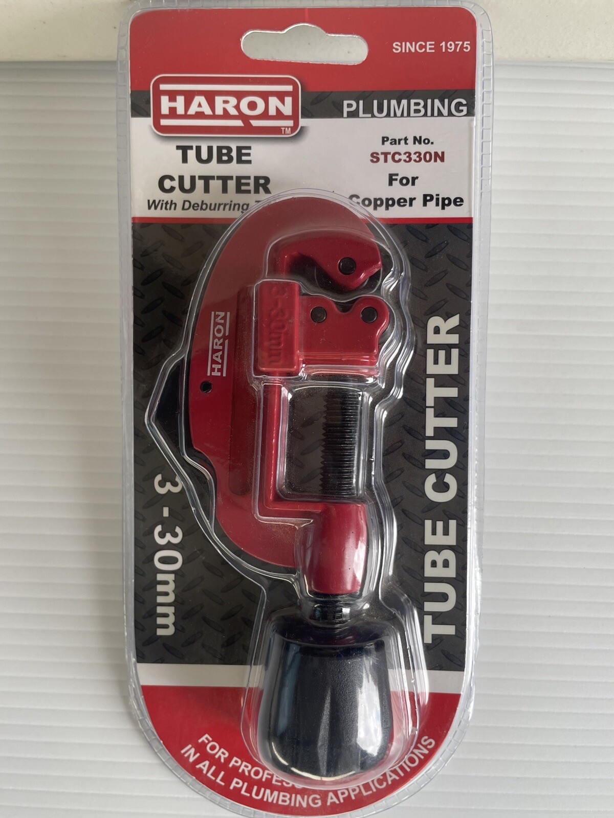 Haron TUBE CUTTER with Deburring Tool 3-30mm Copper Pipes STC330N ...