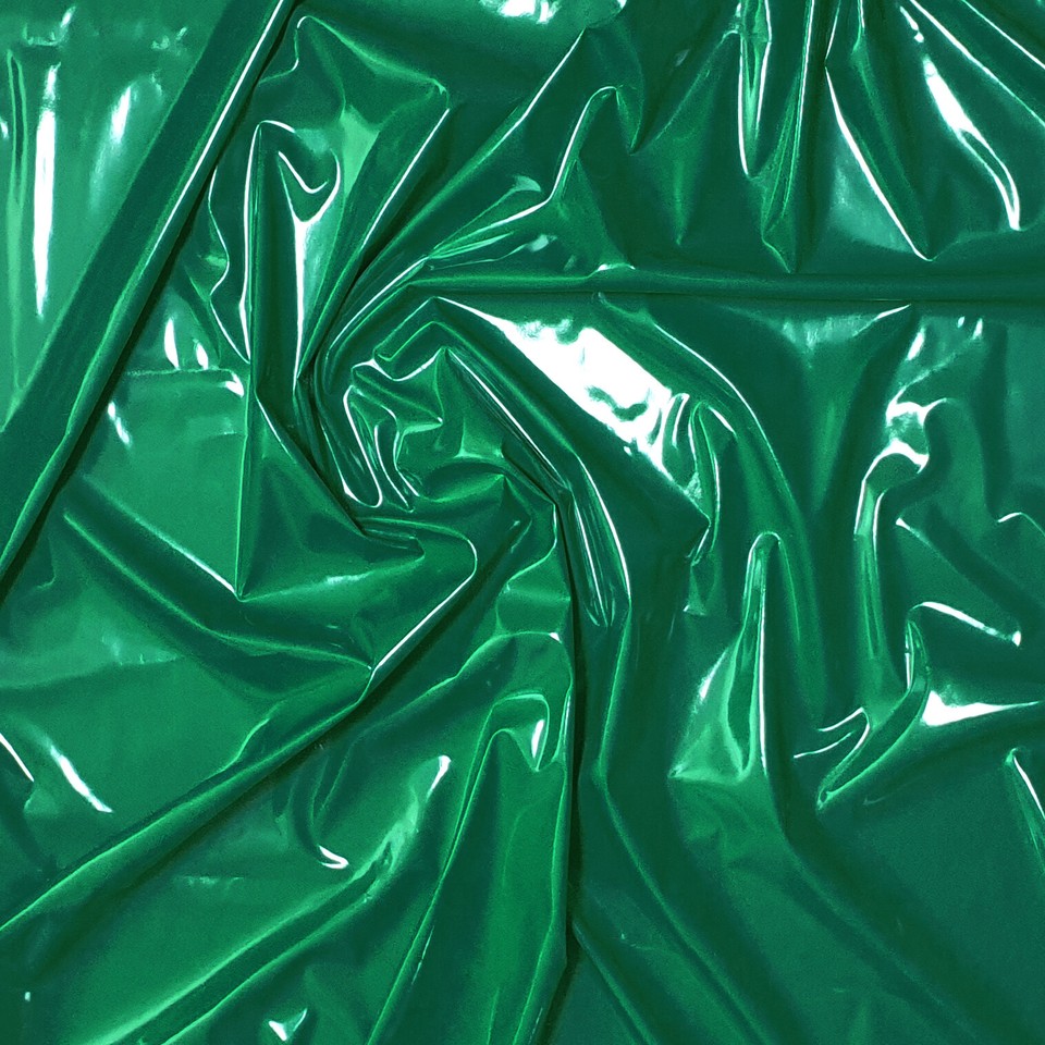SHINY HIGH GLOSS PVC STRETCH RUBBER VINYL PLEATHER GOTH FETISH CLOTH ...