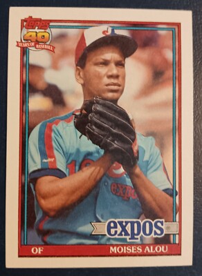Moises Alou 1991 Topps Montreal Expos #526 | eBay