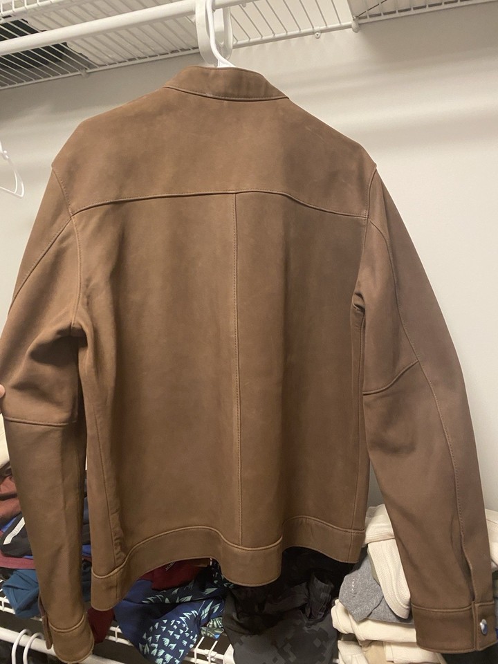 Thursday Boot Company Men's Leather Jacket Racer (Athletic large) Matte ...