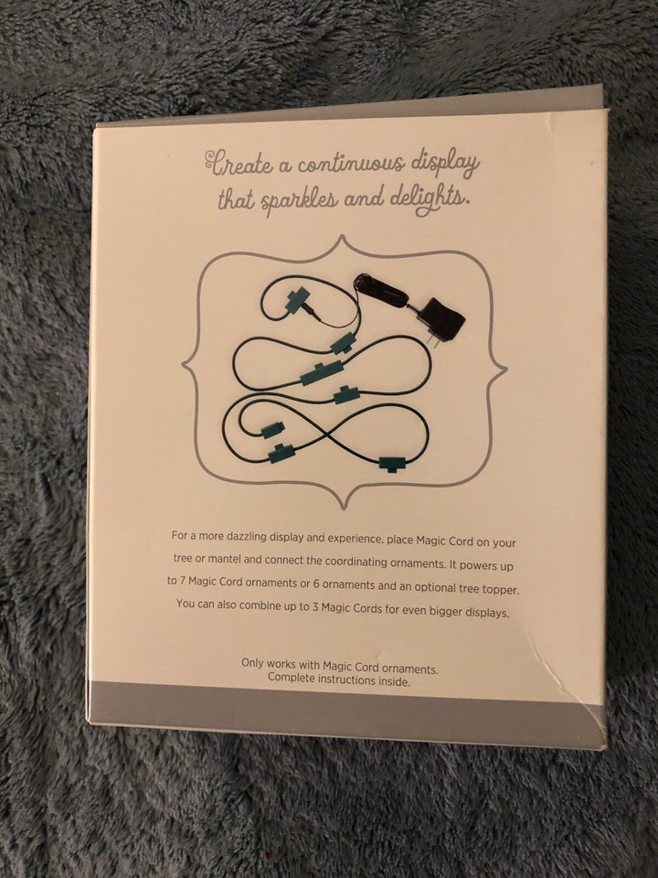 Hallmark Keepsake Ornament Christmas Magic Cord For Lights Sound Motion ...