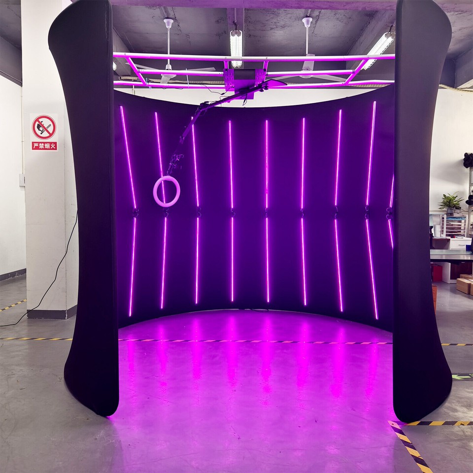2024 Overhead Automatic 360 SPINNER TOP 360 PHOTO BOOTH W/32PCS RBG ...