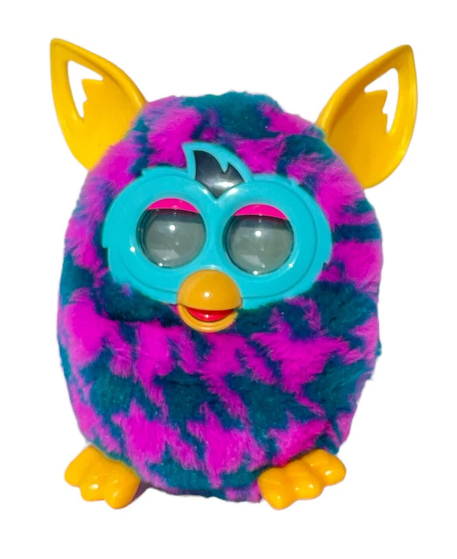 Furby Boom Purple Houndstooth