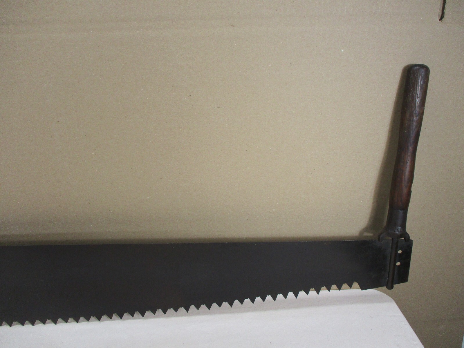 Antique Two - Man Crosscut Logging Bucking Saw with Wood Grips 60" Long ...