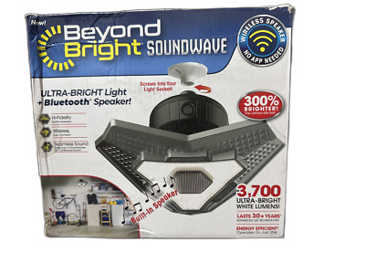 BEYOND BRIGHT 25-Watt LED Lamp Light Bulbs 6500K 3700-Lumens with Built ...