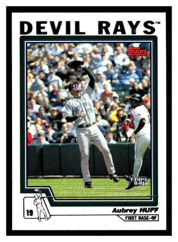 2004 Topps #187 Aubrey Huff - Tampa Bay Devil Rays | eBay
