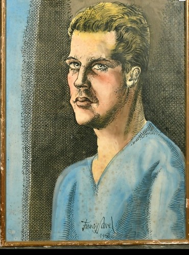 Francis Savel(del Velsa) Portait Equation to the unknown bernard buffet ...