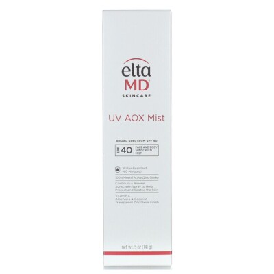 EltaMD UV AOX Mist Broad-Spectrum SPF 40 Face & Body 5 oz / 141 g New ...