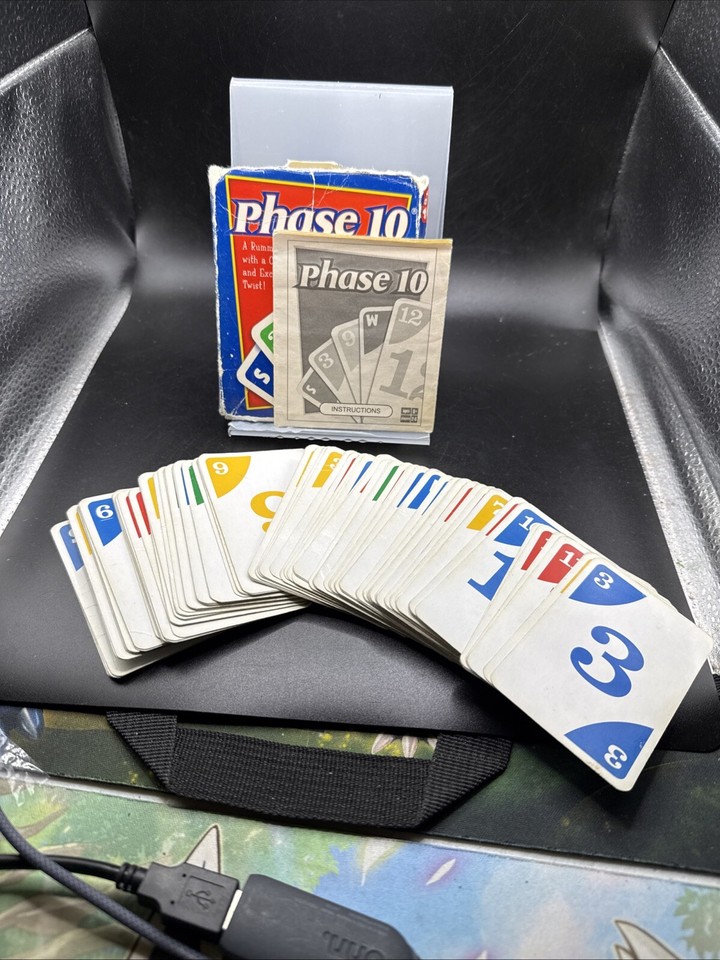 Phase 10 Rummy Type Card Game Game 2004 Fundex Cards COMPLETE | eBay