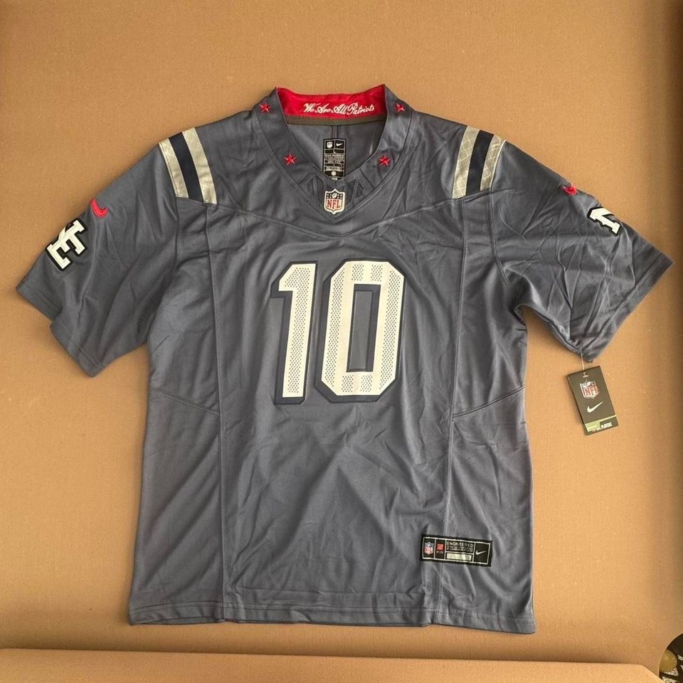 Drake Maye New England Patriots Rivalries Jersey - Size XL | eBay UK