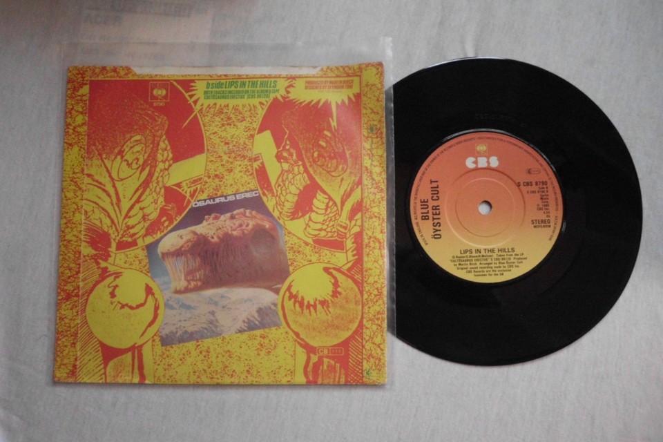 BLUE OYSTER CULT FALLEN ANGEL CBS RECORDS UK 7"VINYL SINGLE in PICTURE ...