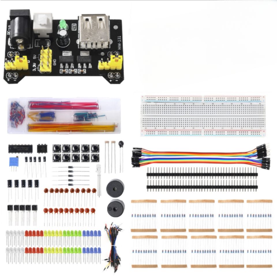 Electronics Learning 830-hole Breadboard Power Supply Module ...