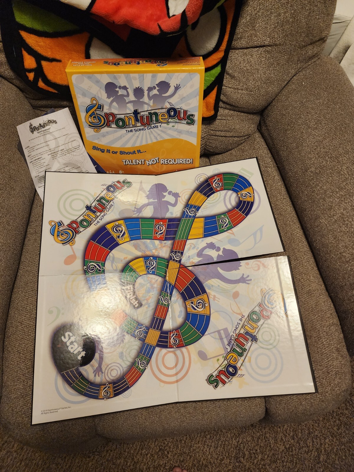 SPONTUNEOUS The Board Game of LYRICS and Songs MUSIC LOVERS ...