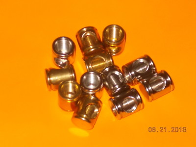 Tobacco Pipe parts & accessories - (1) 2 Way Elbow - Round- Brass | eBay