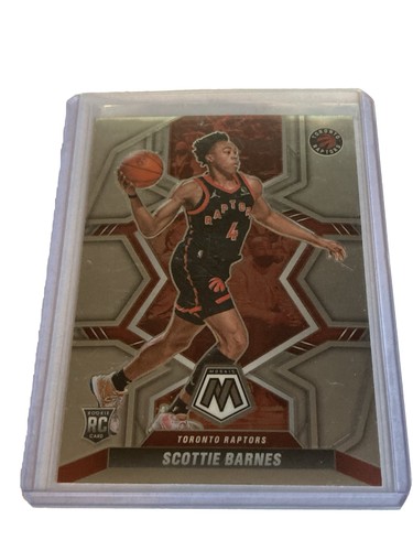 SCOTTIE BARNES 2021-22 PANINI MOSAIC ROOKIE CARD (RC) #207 RAPTORS NBA ...