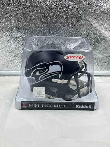 Seattle Seahawks NFL Riddell Speed Blue Mini Helmet | eBay