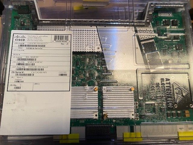 New Cisco 15454-M-10X10G-LC 10x10G Multi Rate Client Line Card - SEALED ...