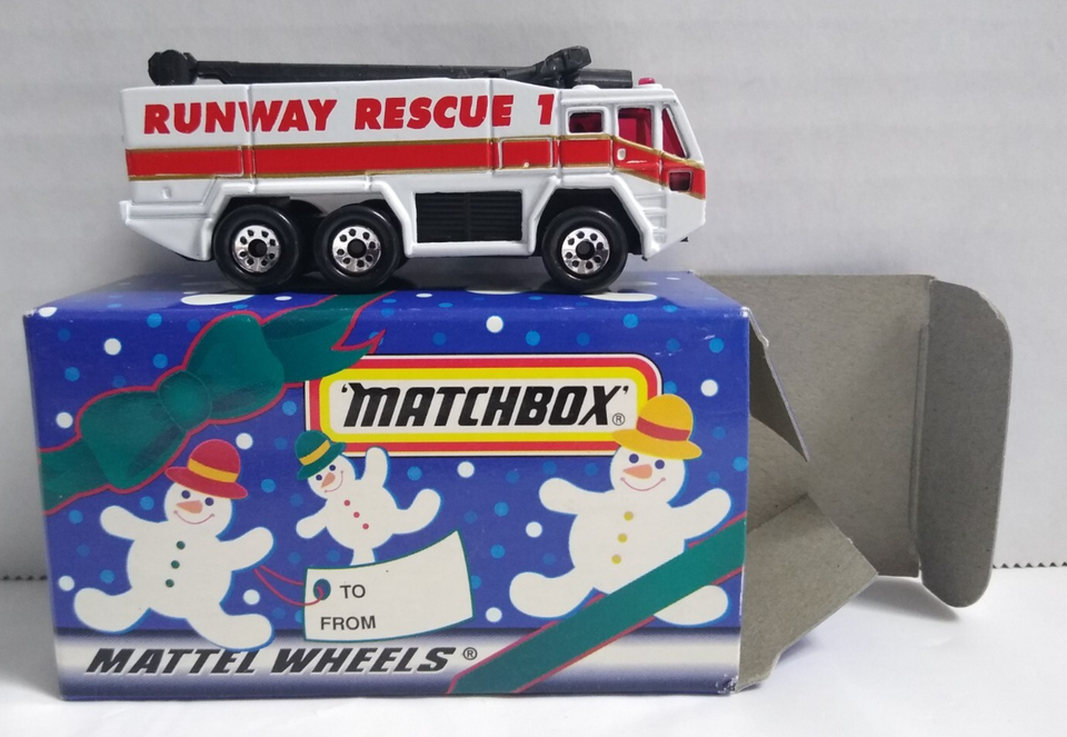 2000 Matchbox MB29 AIRPORT FIRE TRUCK With Secret Santa Box | eBay