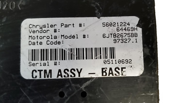 56021224 Dodge Dakota ecm ecu computer 1997-1999 | eBay