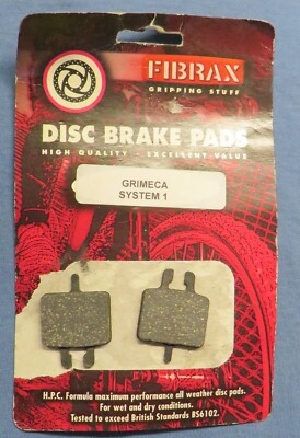 NOS 1pr HAYES GRIMECA SYSTEM 1 DISC BRAKE PADS made by FIBRAX | eBay UK