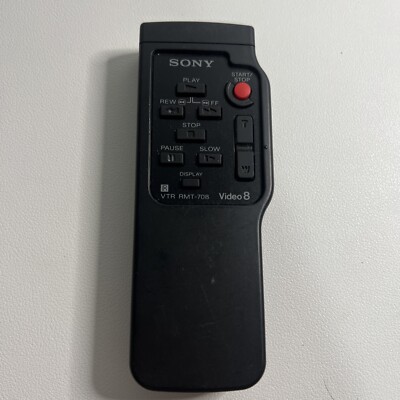 Sony VTR RMT-708 Video 8 Handycam Remote Commander | eBay