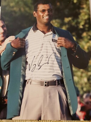 Vijay Singh autographed 8x10 photo 2000 Masters Champ Signed | eBay