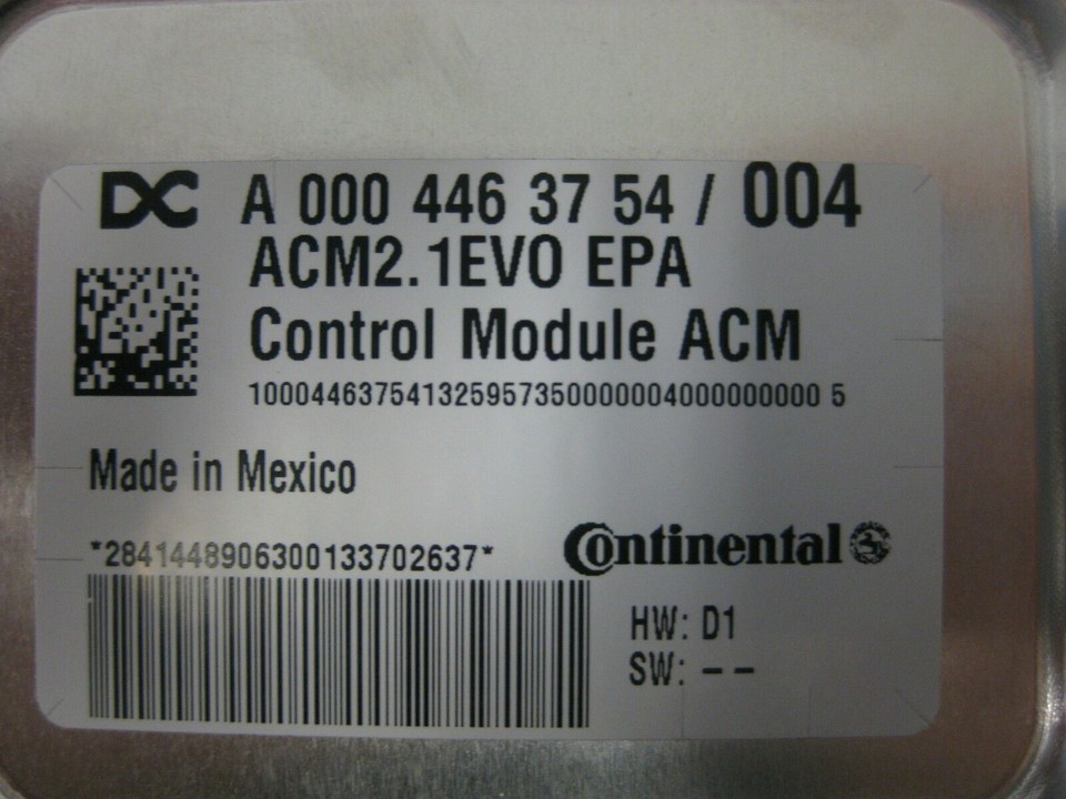 Continental Accessory Control Module - ACM - A 000 446 37 54 | eBay