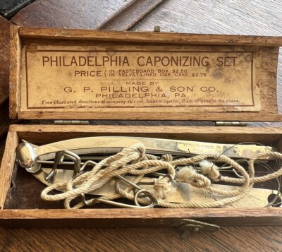 Vintage "The Philadelphia Caponizing Set" for Fowl Chickens | eBay