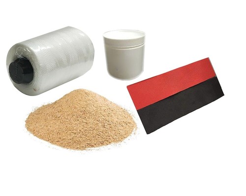 Cricket Bat Repair Thread 500 Mtr, Wood Glue, Wood Dust and 2 toe guard ...