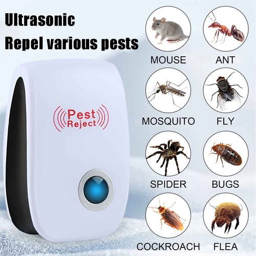 2025 Ultrasonic Pest Repeller Control Electronic Repellent BUG Mice Rat ...