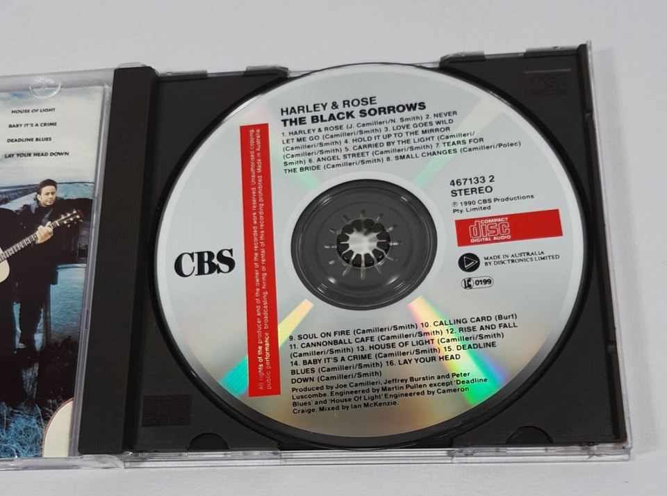 The Black Sorrows Harley & Rose Music CD Album VGC | eBay Australia