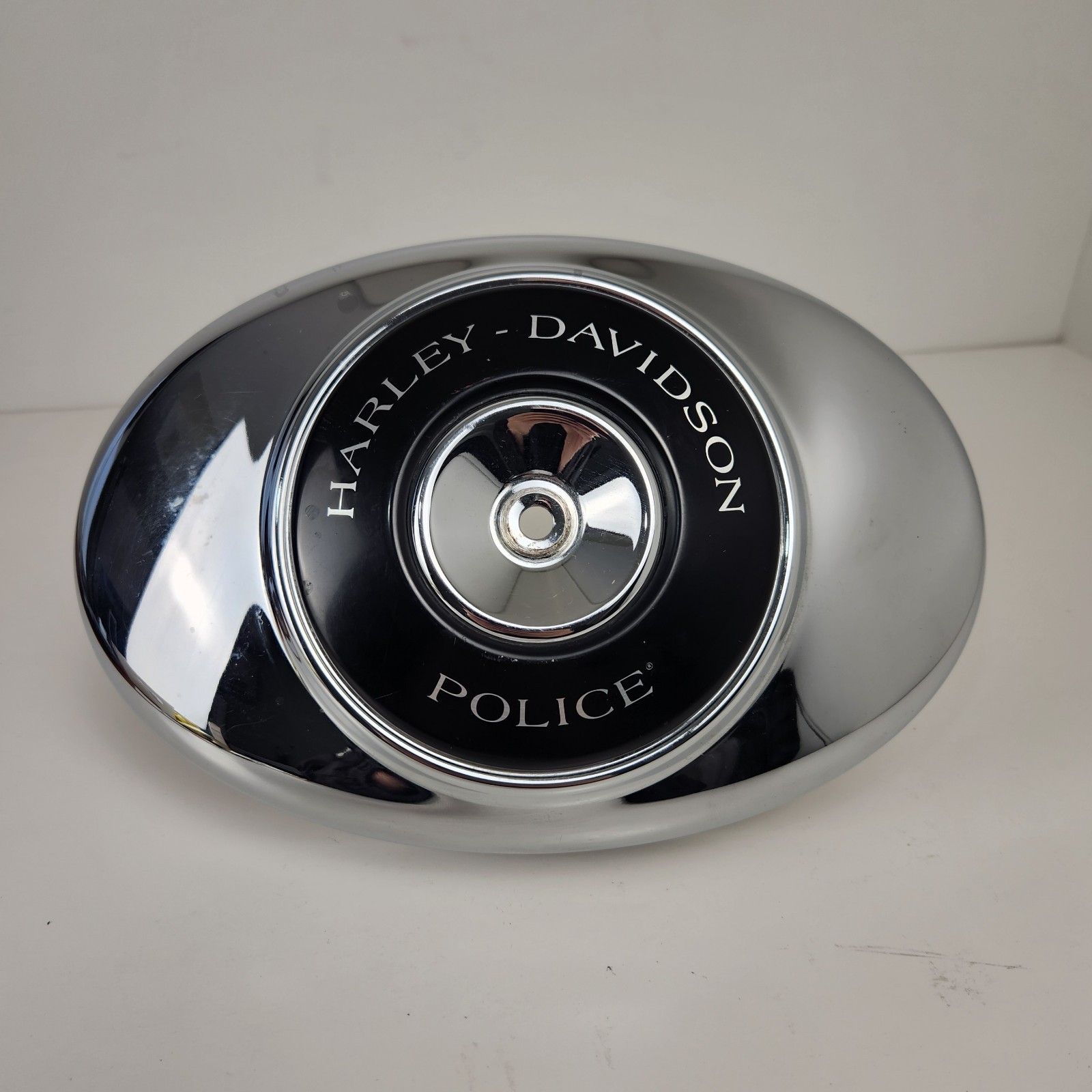 OEM Harley Davidson Police Chrome Air Cleaner Cover Twin Cam 88 Genuine ...
