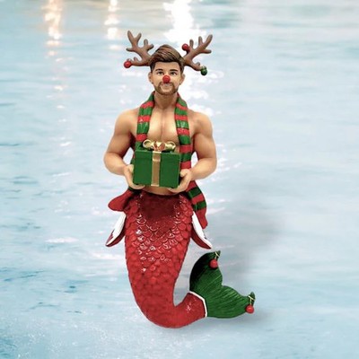 December Diamonds - Rudy Reindeer Merman Christmas Ornament 55-55465 | eBay