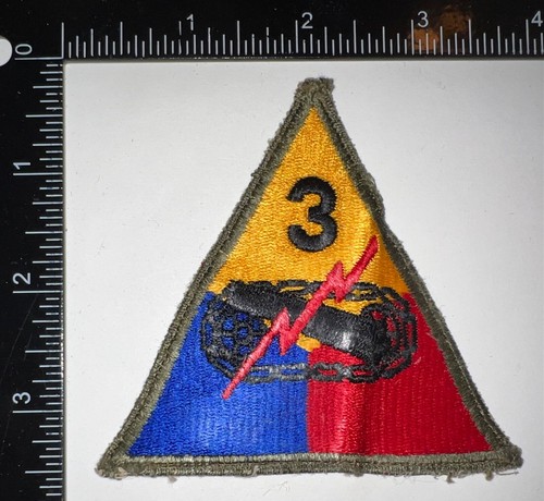 WWII US Army 3rd Armored Armor Division Tank Patch | eBay