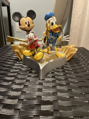Kingdom Hearts Mickey & Donald Gallery PVC Figure Statue GAMESTOP ...