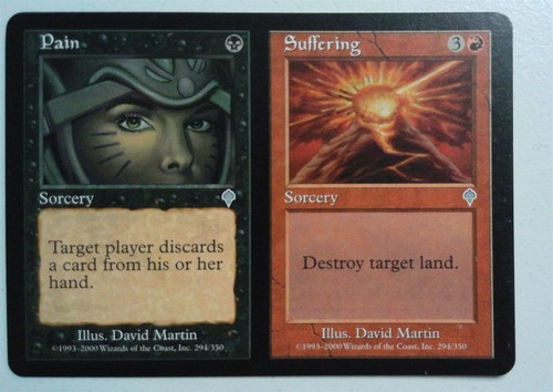 Pain // Suffering *Uncommon* Magic MtG x1 Invasion MP | eBay