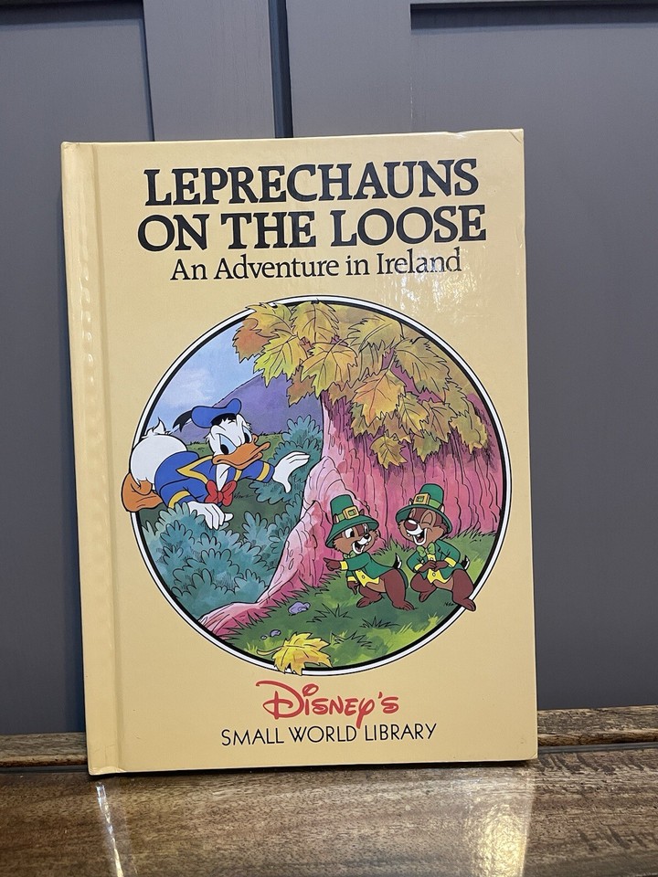 7 Vintage Disney Groiler Small World Library Book Job lot Bundle Minnie ...