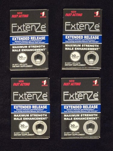 Extenze Male Enhancement Maximum Strength Extended Release 30 Count ...