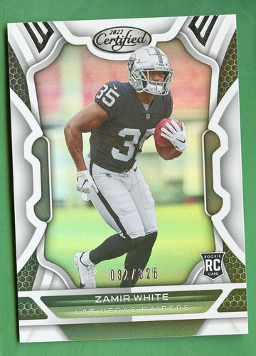ZAMIR WHITE 2022 CERTIFIED FOOTBALL ROOKIE MIRROR /325 LAS VEGAS ...