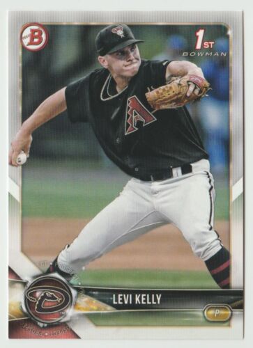 2018 Bowman Draft #BD-102 Levi Kelly Baseball Card Arizona Diamondbacks ...