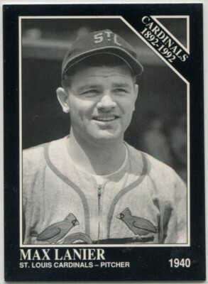 1992 Conlon Collection TSN #620 Max Lanier St. Louis Cardinals | eBay