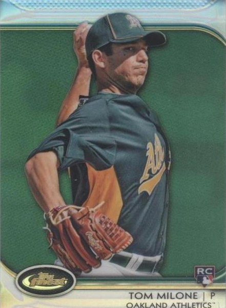 2012 Topps Finest - Green Refractor #6 Tommy Milone /199 (RC) for sale ...