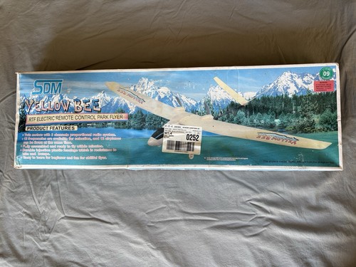 SDM Yellow Bee RTF Electric Remote Control Airplane 92304 Brand New In ...